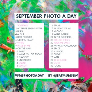 September Photo A Day: The challenge list created by the community ...