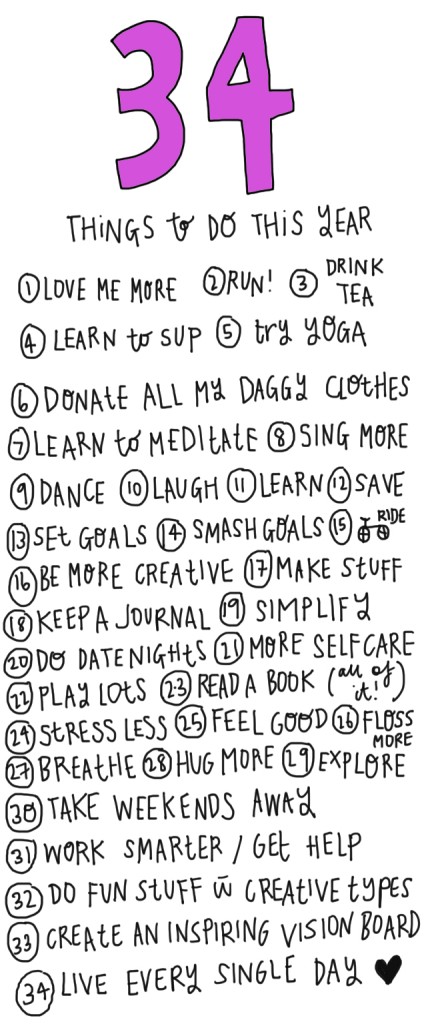 34 things to do - Fat Mum Slim