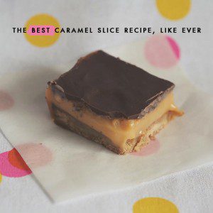The best caramel slice recipe, like ever - Fat Mum Slim