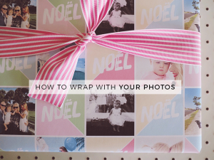 How to wrap your gifts using your awesome photos
