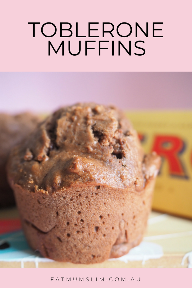 Toblerone Muffins Recipe - Fat Mum Slim