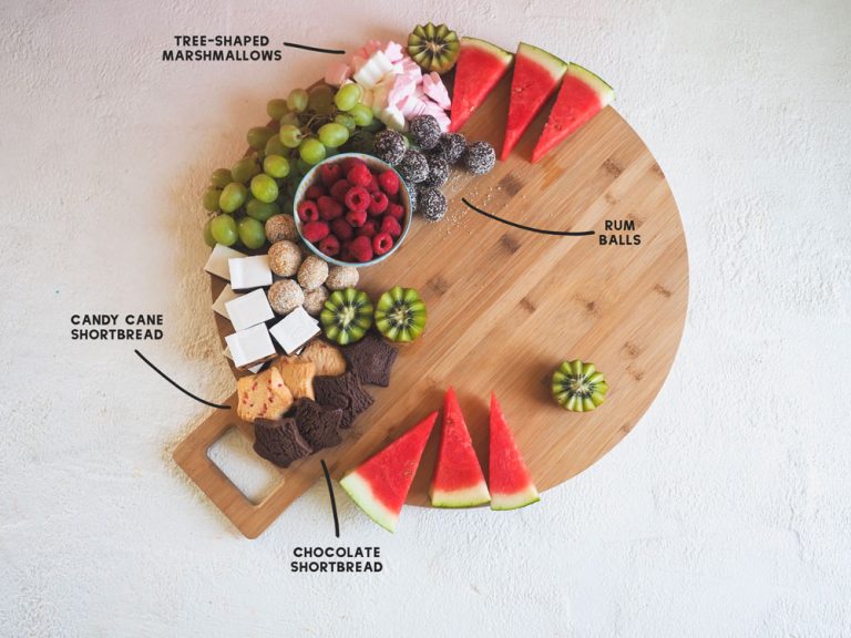 How To Make A Christmas Dessert Platter - Fat Mum Slim