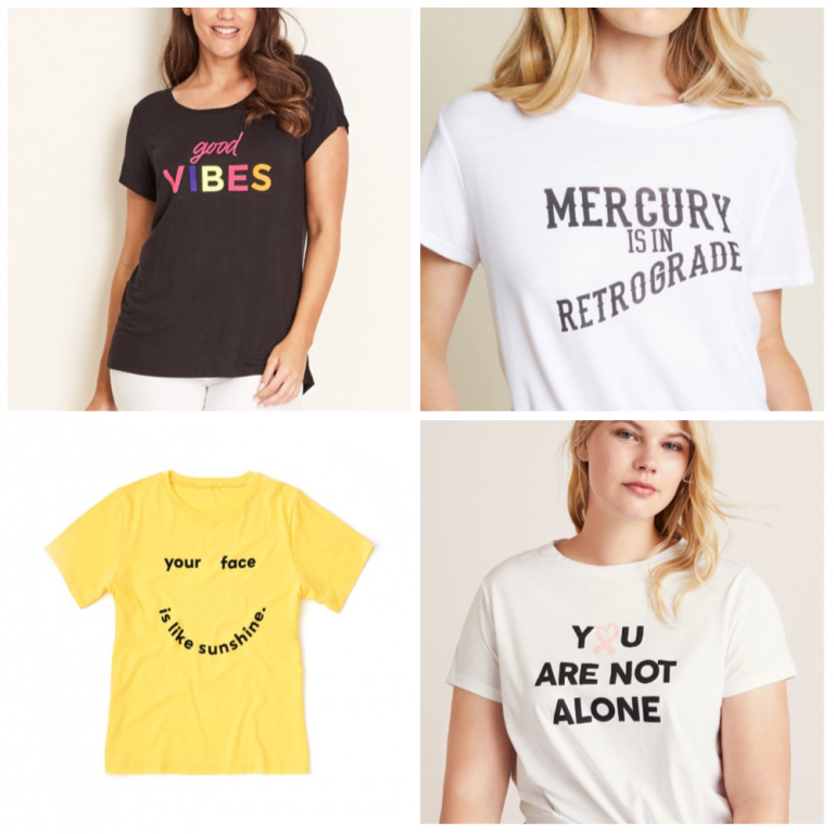 40+ Fun Plus Size Graphic Tees - Fat Mum Slim
