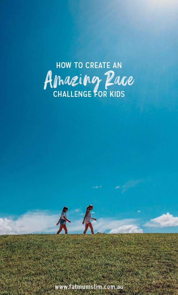 How to create an Amazing Race challenge for kids | Fat Mum Slim