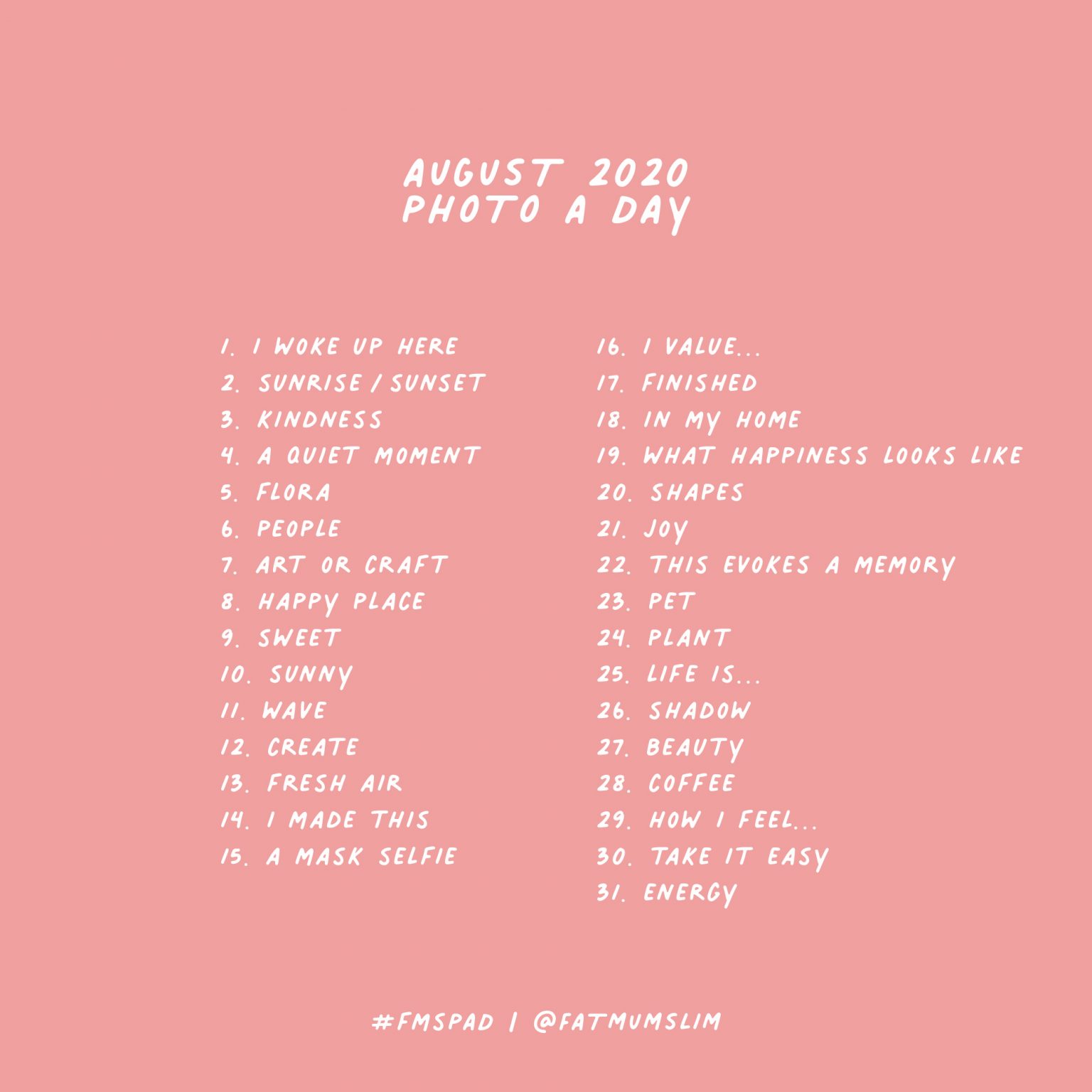 Lucy Long Healthcare: August 2020 | Photo A Day Challenge