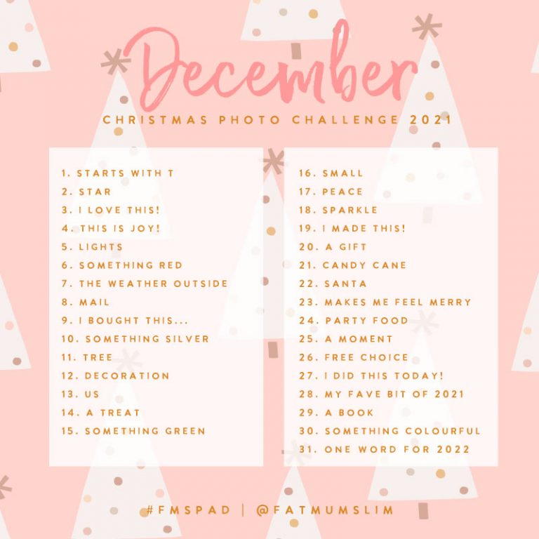 December Photo A Day: A very merry Christmas Photo Challenge - Fat Mum Slim