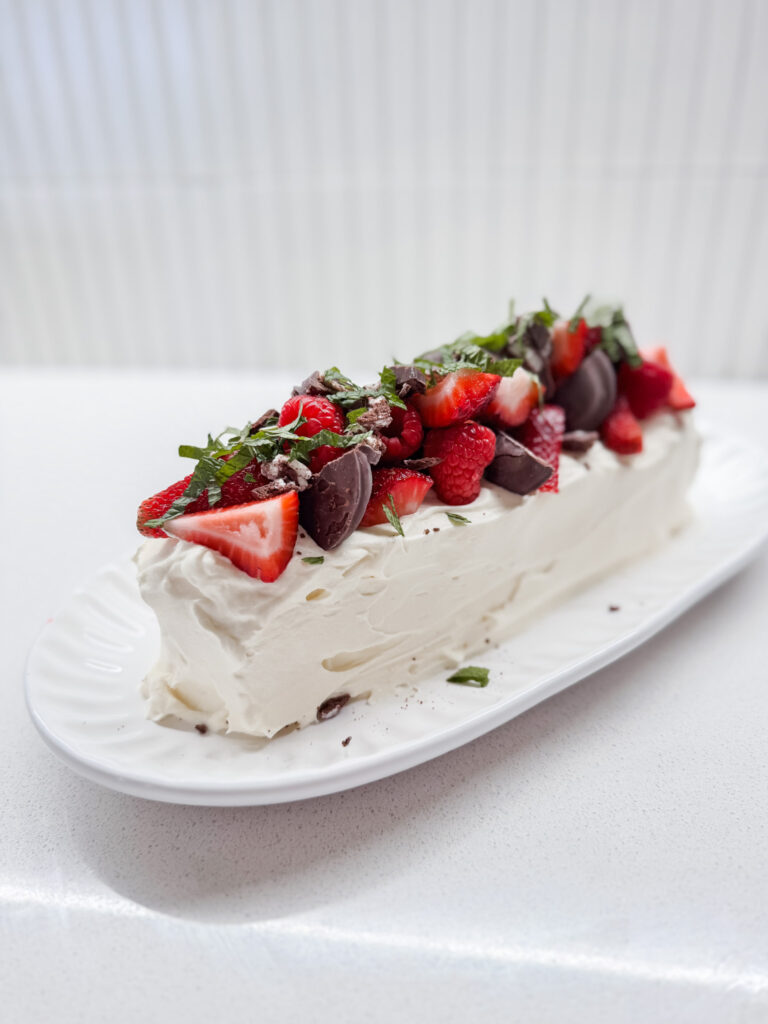 Chocolate Ripple Cake (just 3 ingredients!)