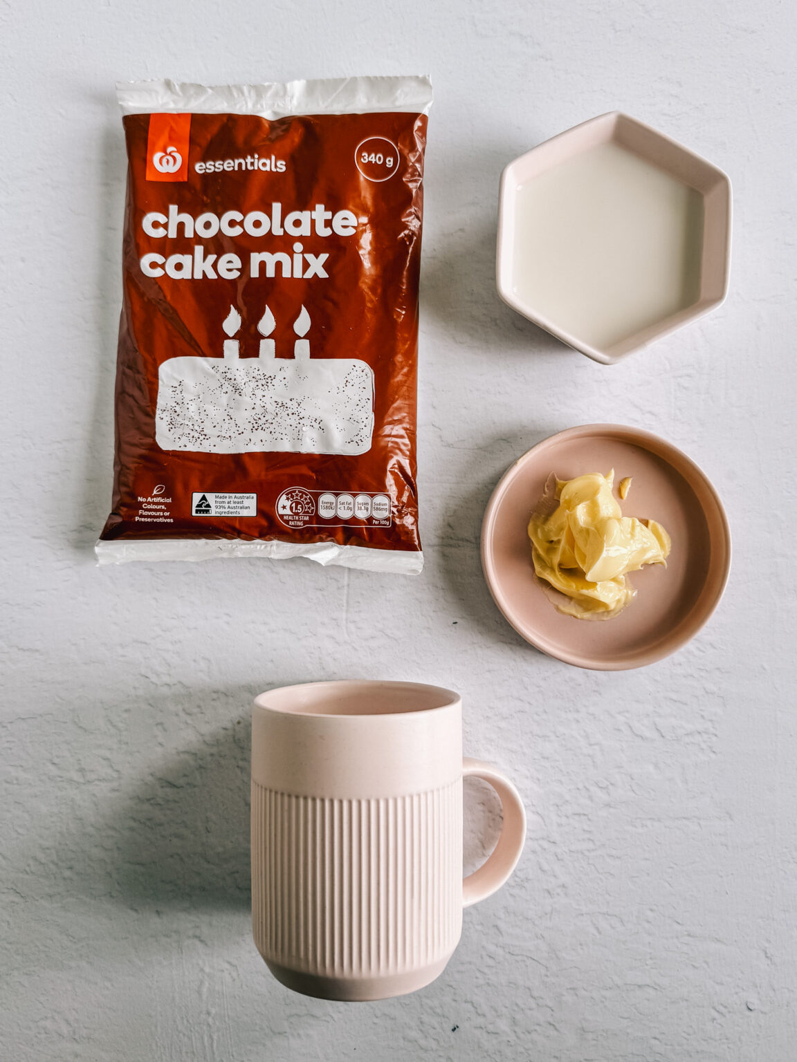 Easy Mug Cake (Just 3 ingredients!)