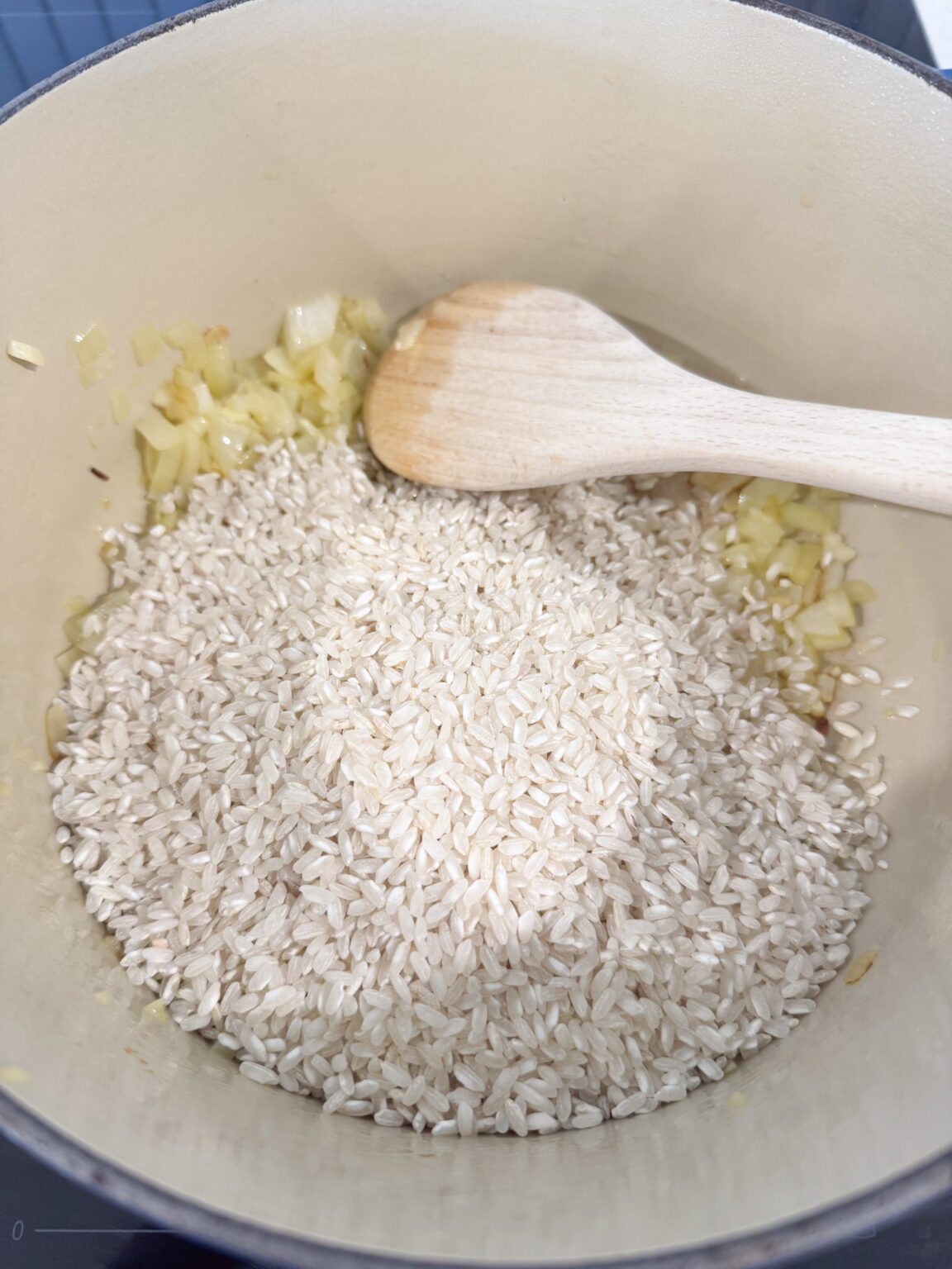 Easy oven-baked risotto with chorizo (no stirring required!)